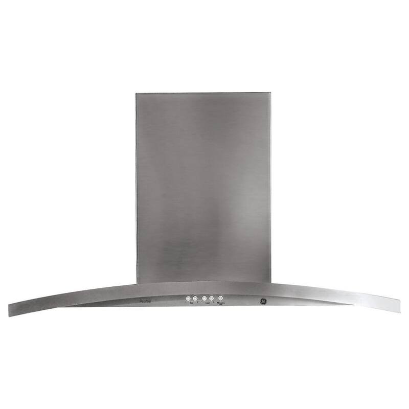 GE Profile 36 in. 420 CFM Ducted Wall Mount Range Hood with Light in ...